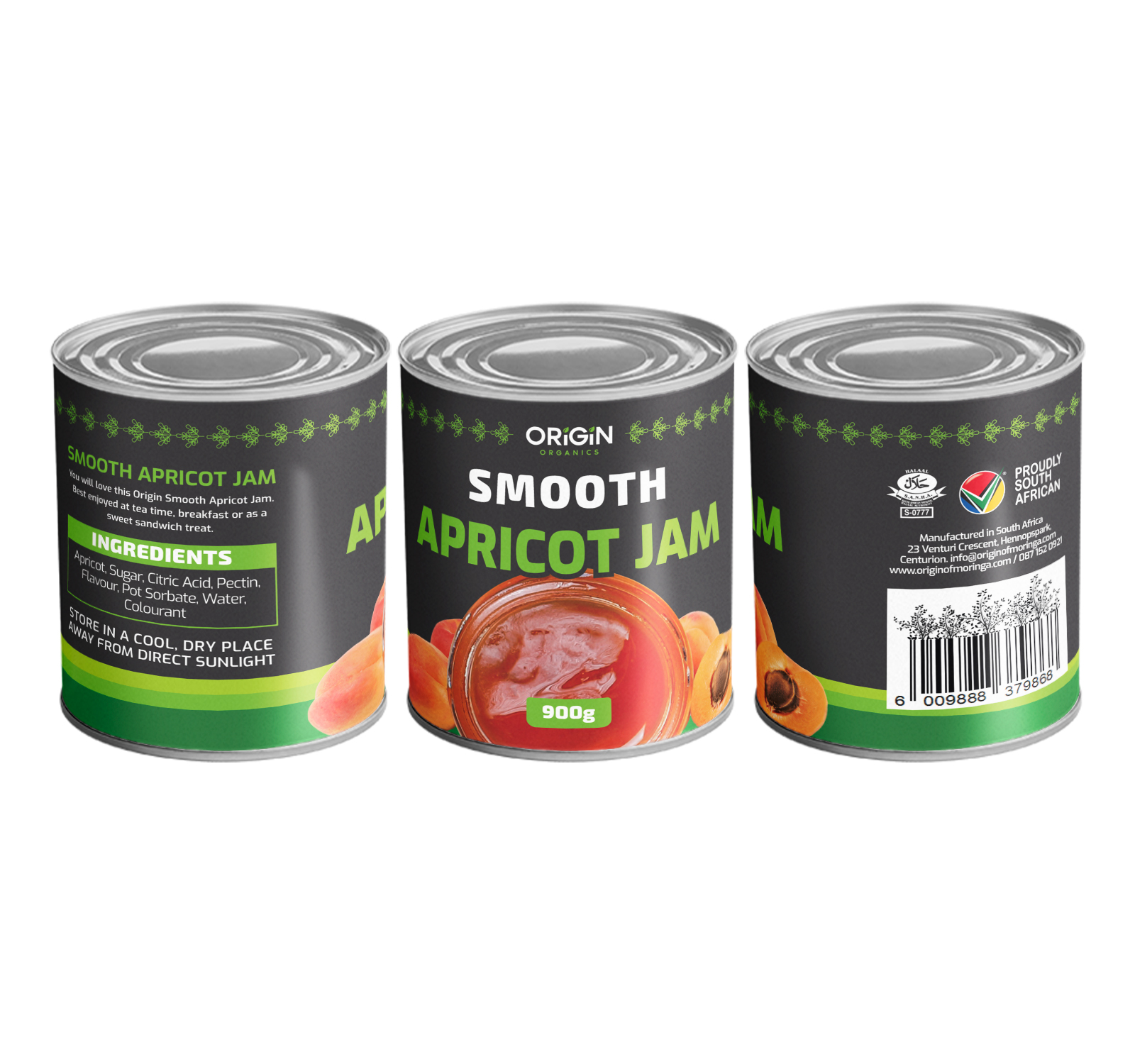 Apricot Jam (900g) - Origin Organics